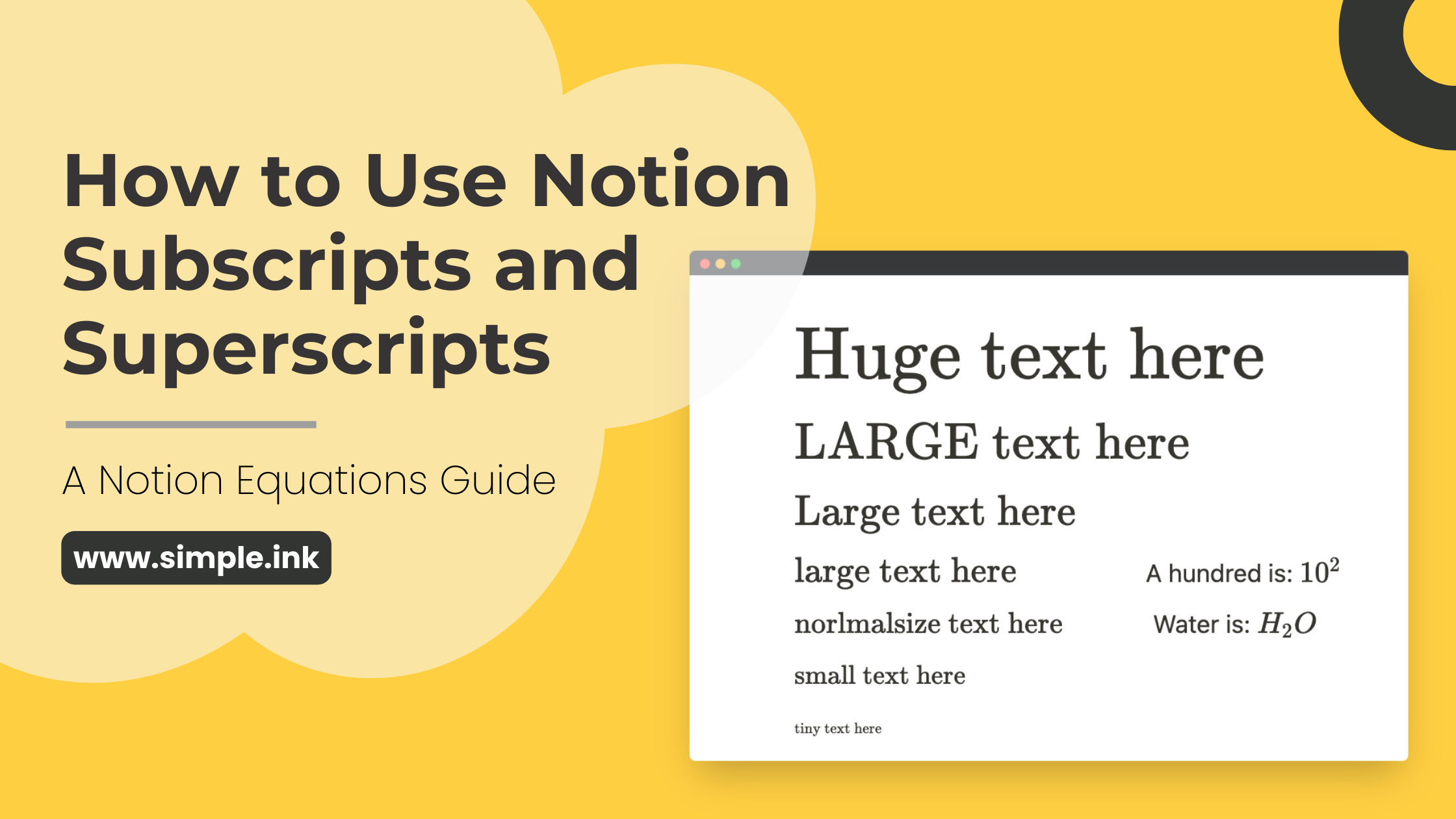 How to Use Notion Subscripts and Superscripts: A Notion Equations Guide